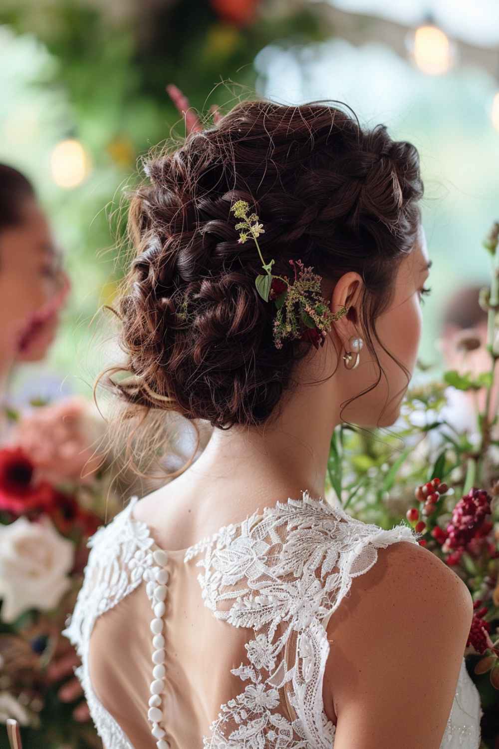 Curly Hair Bridal Hairstyles - HandsomeWedding