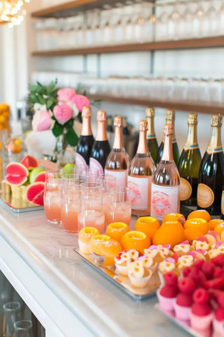 Petals and Prosecco Bridal Shower Ideas - HandsomeWedding
