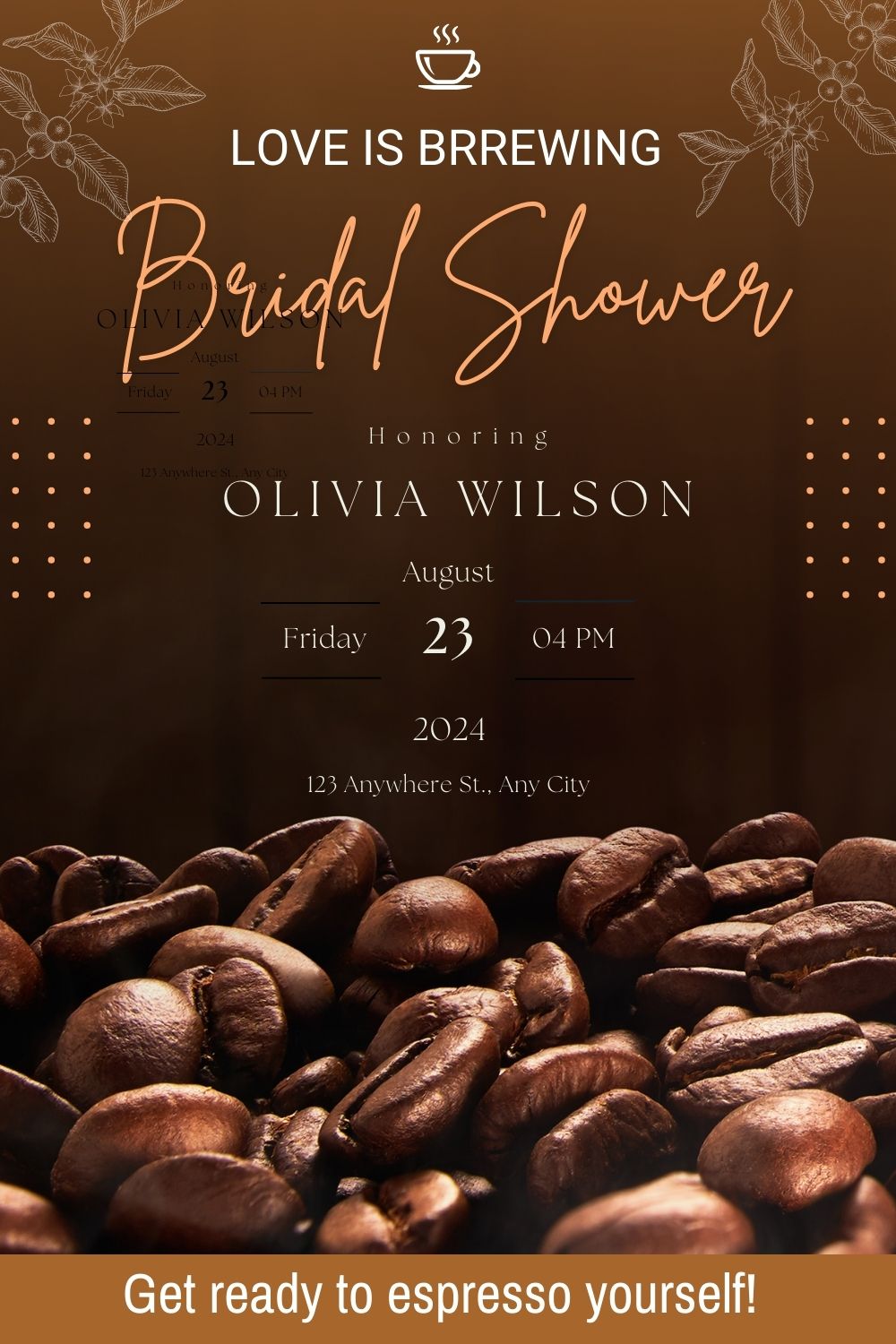 Love is Brewing: Coffee-Themed Bridal Shower Ideas - HandsomeWedding