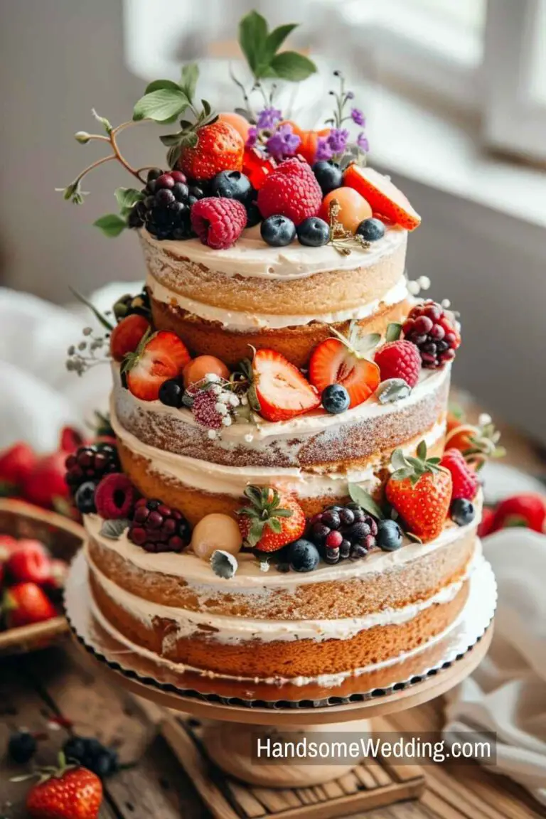 Simple Wedding Cake Designs - HandsomeWedding